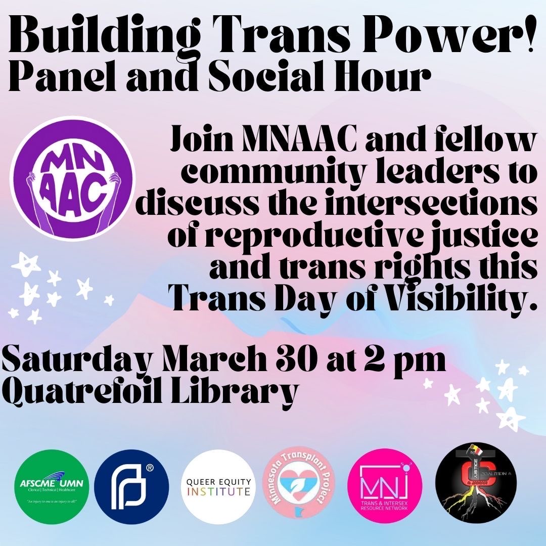 Trans Day of Visibility Panel and Social Hour | Quatrefoil Library
